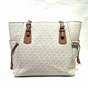 Michael Kors | Bags | Michael Kors Mk Pattern Vanilla White 3t8gv6t4b ...